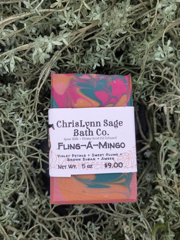 Fling-A-Mingo *LIMITED EDITION* - Violet Petals + Sweet Plums + Brown ...